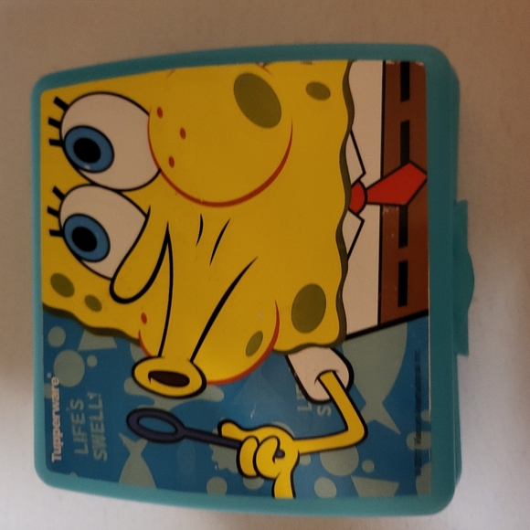 Tupperware | Kitchen | Tupperware Spongebob Squarepants Sandwich Keeper ...